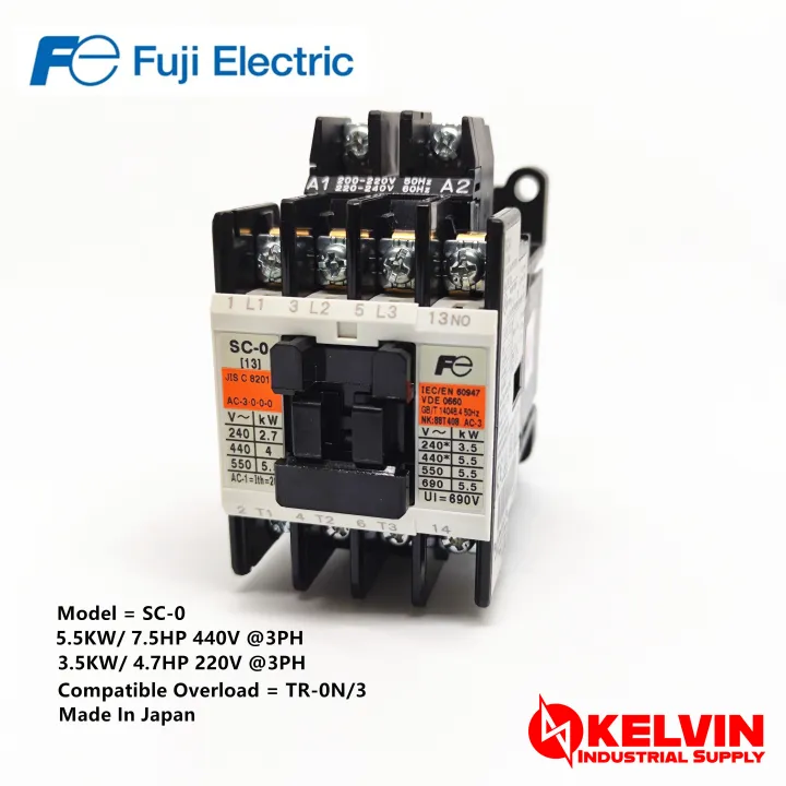 SC Series Fuji Electric Japan Magnetic Contactor AC 100% Original SC-0 SC-05 SC-4-1 SC-5-1 SC-N1 ...