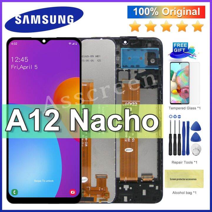 LCD For Samsung Galaxy A12 Nacho A127 A127F Original LCD Display Touch Screen Assembly ...