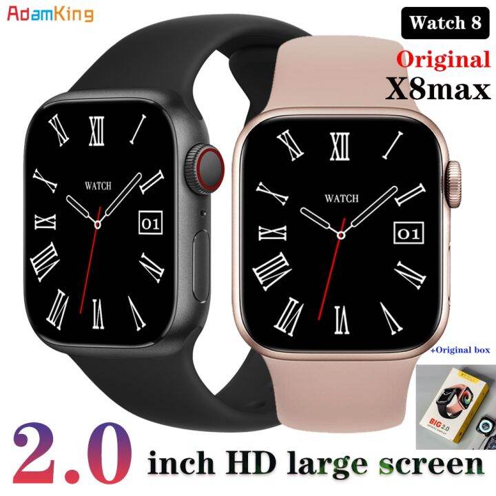 Original X8 Max BIG Screen 2.0\" Smart Watch Men X8max Smartwatch Women ...