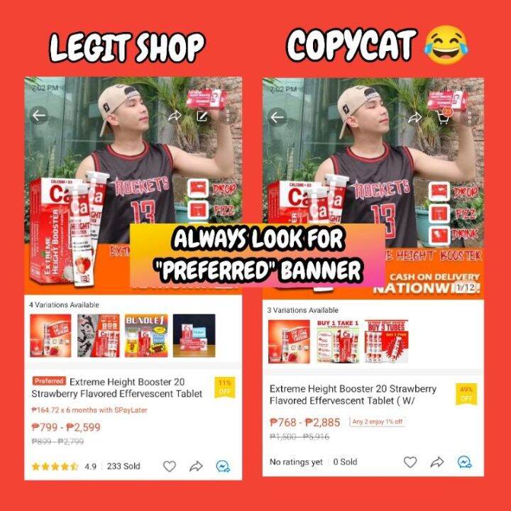 Extreme Height Booster 20 Strawberry Flavored Effervescent Tablet ...