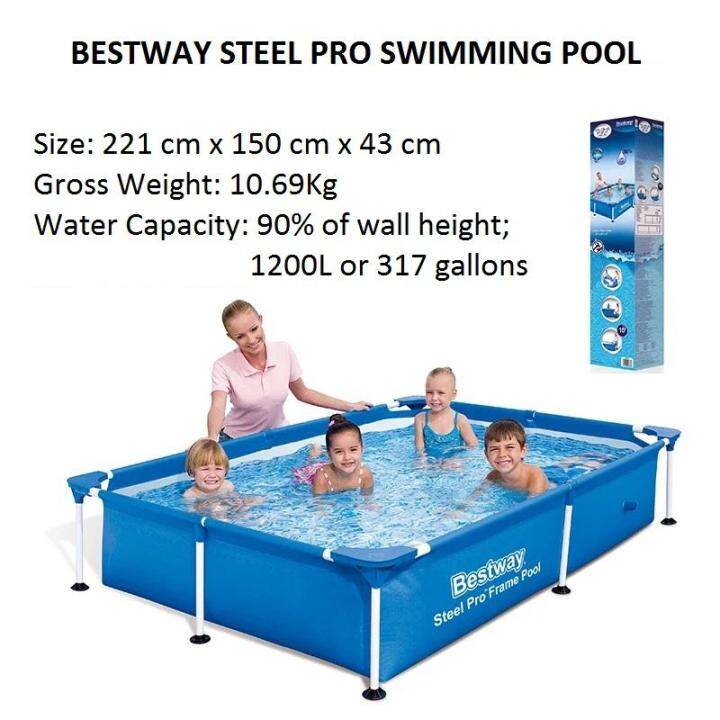 BESTWAY STEEL PRO SWIMMING POOL 56401 | Lazada PH
