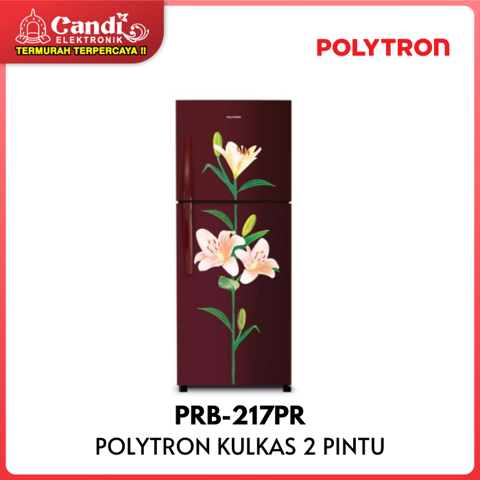 POLYTRON Kulkas 2 Pintu Kapasitas 210 Liter PRB-217PR | Lazada Indonesia