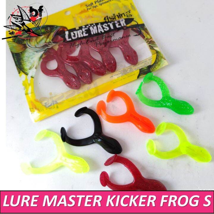 เหยื่อปลอม เหยื่อยาง LURE MASTER KICKER FROG (S) แพ็ค 5 ตัว | Lazada.co.th
