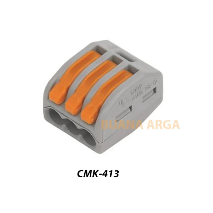 Penyambung Kabel / Connecting Terminal CMK-413 3 Pin 32A/250V FORT ...