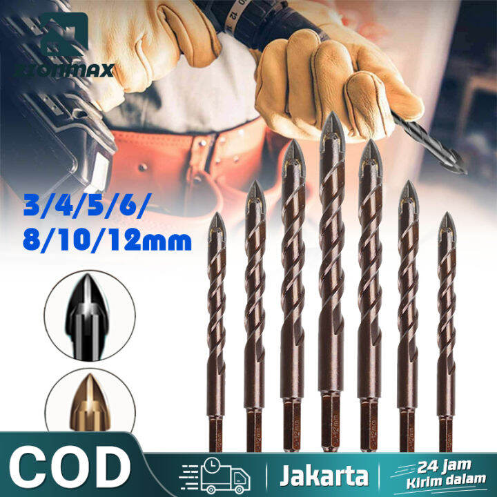7pcs Mata Bor Granit 3-12mm Mata Bor Drill Multifungsi Mata Bor Cross ...