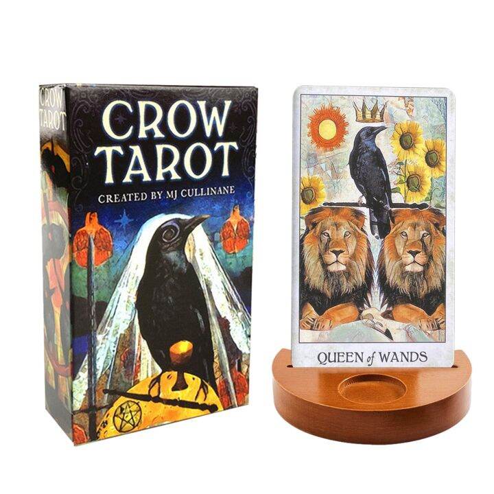 Murder Of Crows Tarot Cards Divination English Version Fortune Telling Tarot Cards Deck Friend ...