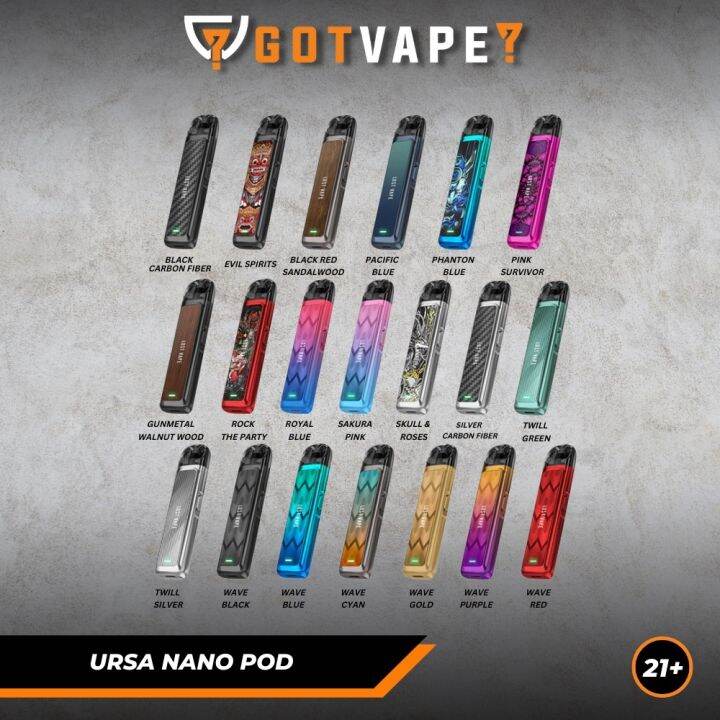 LOST VAPE URSA NANO POD KIT VAPE - 100 ORIGINAL | Lazada PH