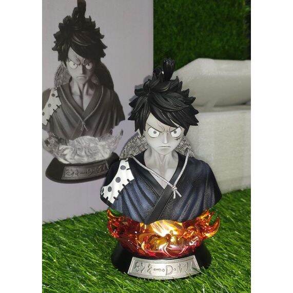 ONE PIECE - XZ Studio Wano Country Bust Luffy with LED (chrome) | Lazada PH