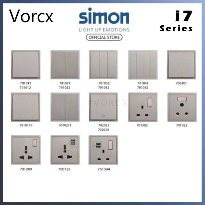 Simon I7 Series Switch / Switches & Socket Outlet (Golden Champagne ...