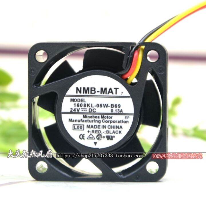 NMB 1608KL-05W-B69 4CM4020 24V 0.13A Silent Fanuc System Drive Fan | Lazada.co.th