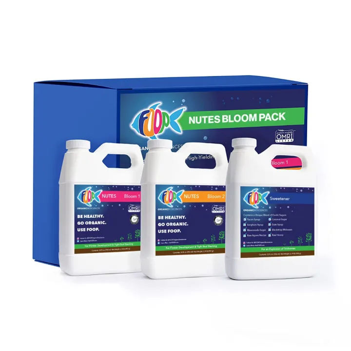 FOOP Nutes 32oz Bloom Pack: Organic Plant Nutrients for Tight Bud ...