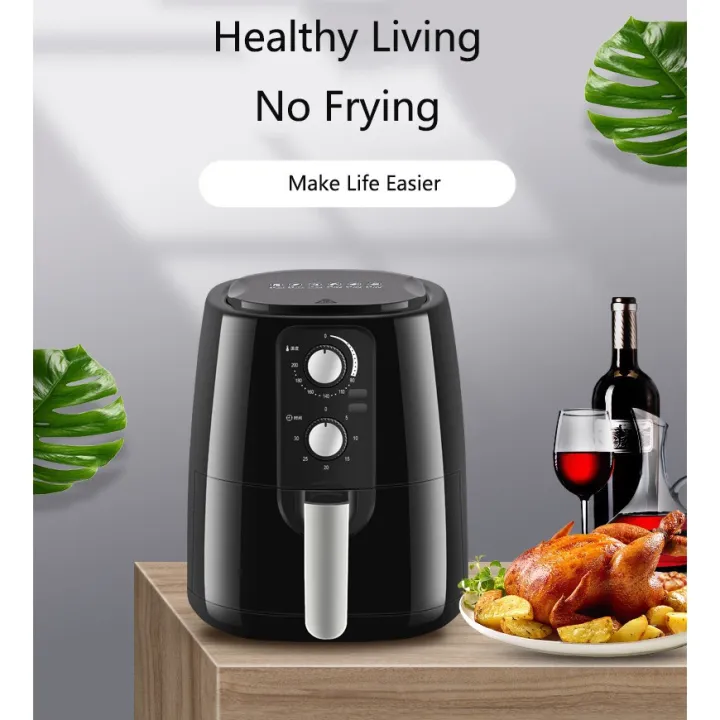 Hawaii Home Digital Electric Multi-Function Air fryer No Oil 4.5L ...