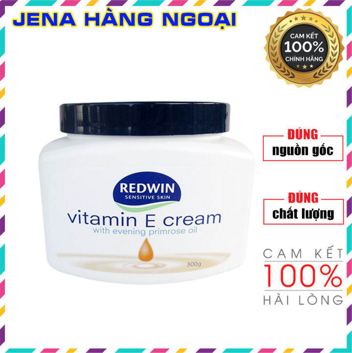Kem dưỡng da vitamin E Redwin Cream (hũ 300gr) Úc - Jena hàng ngoại ...