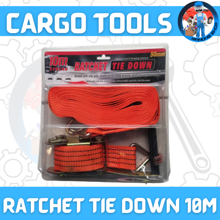 Manong Shop Ratchet Tie Down 10 meters High Quality Cargo Strap ...