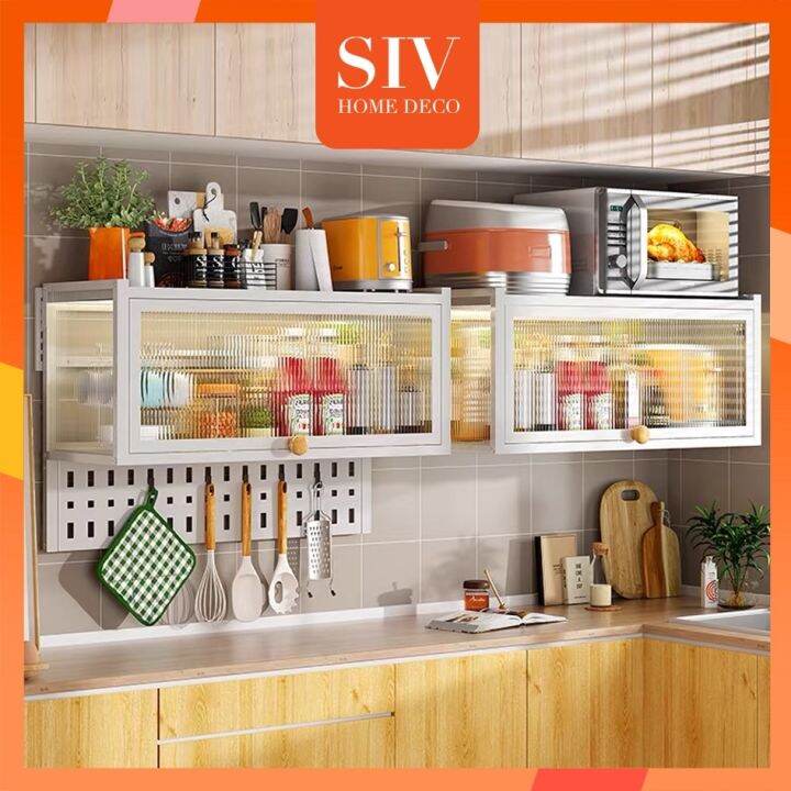 SIV Hanging Kitchen Cabinet Wall Mounted Storage Cabinet Spice Rack ...