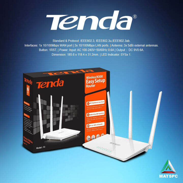 WIRELESS ROUTER TENDA N300 AND TP LINK TL-WR840N | Lazada PH