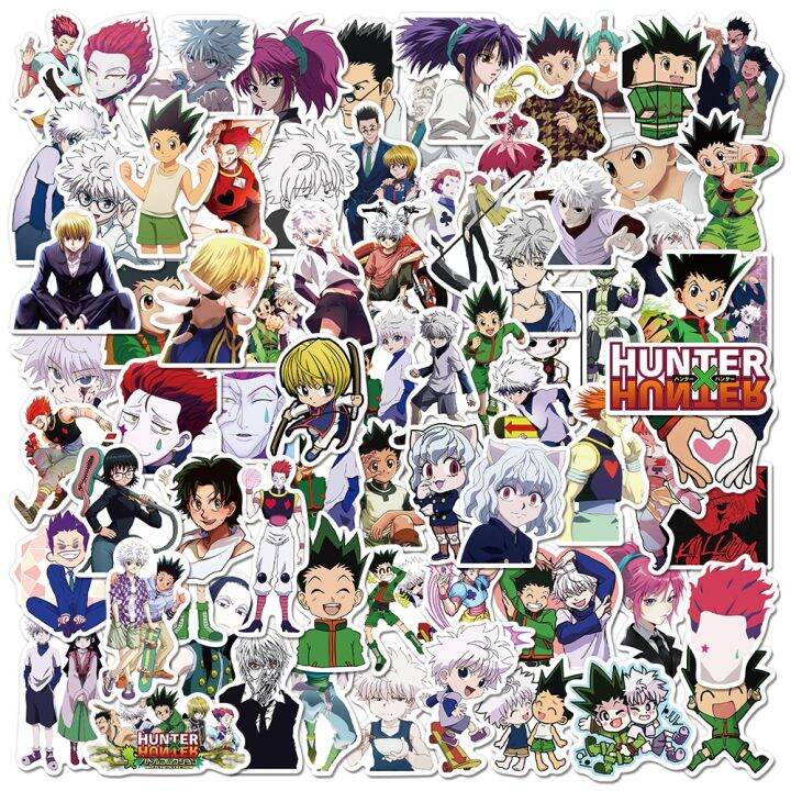 【WELL】 Anime Stickers 100 Pcs Hunter Hunter Classic Anime Stickers - 10 ...