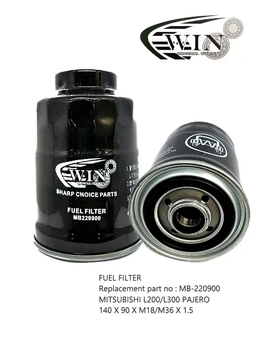 FUEL FILTER ( MB-220900 ) MITSUBISHI L200/L300/PAJERO/ADVENTURE DIESEL ...