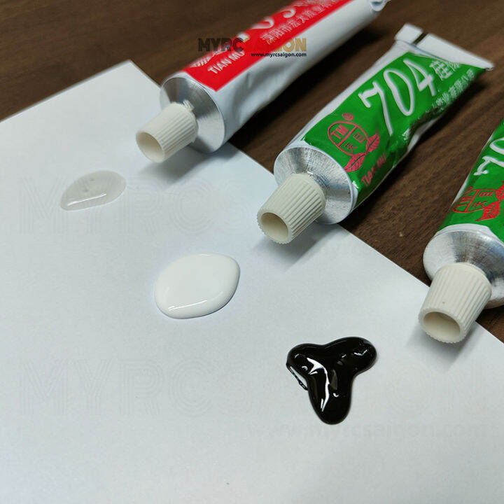 Keo SILICON 704 - 705 chống nước (có 3 màu: trong suốt, trắng, đen) | Lazada.vn