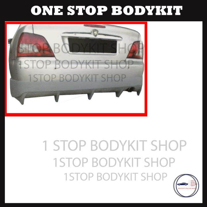 PROTON WAJA REAR SKIRT (BOMEX) FIBER(FIBERGLASS)SKIRT LIP BODYKIT | Lazada