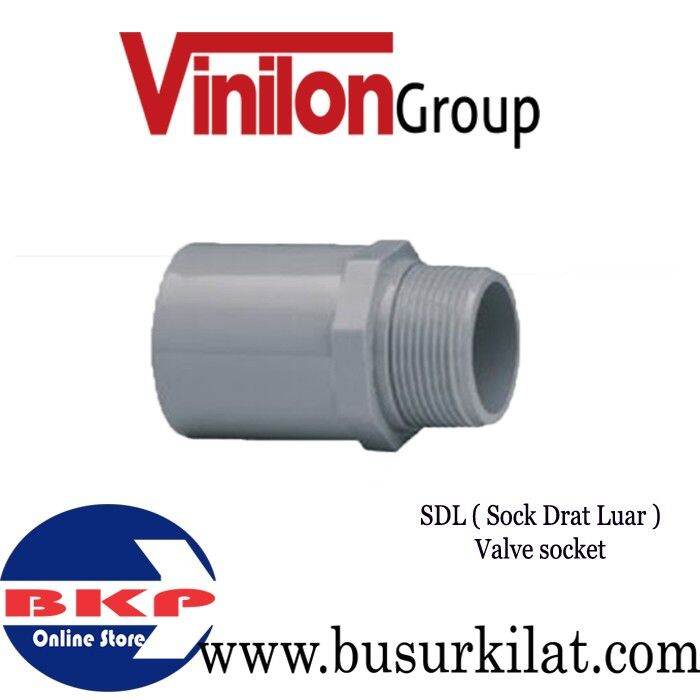 SDL 1 Inch Vinilon AW / Sock Drat Luar / Valve socket | Lazada Indonesia