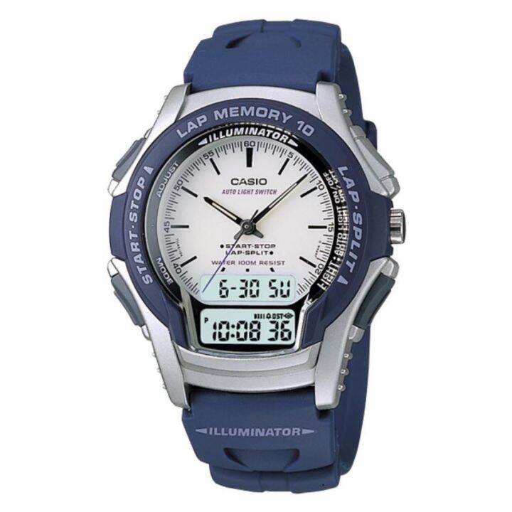 CASIO นาฬิกาข้อมือผู้ชาย Men sport gear watch รุ่น WS-300-2E | Lazada.co.th