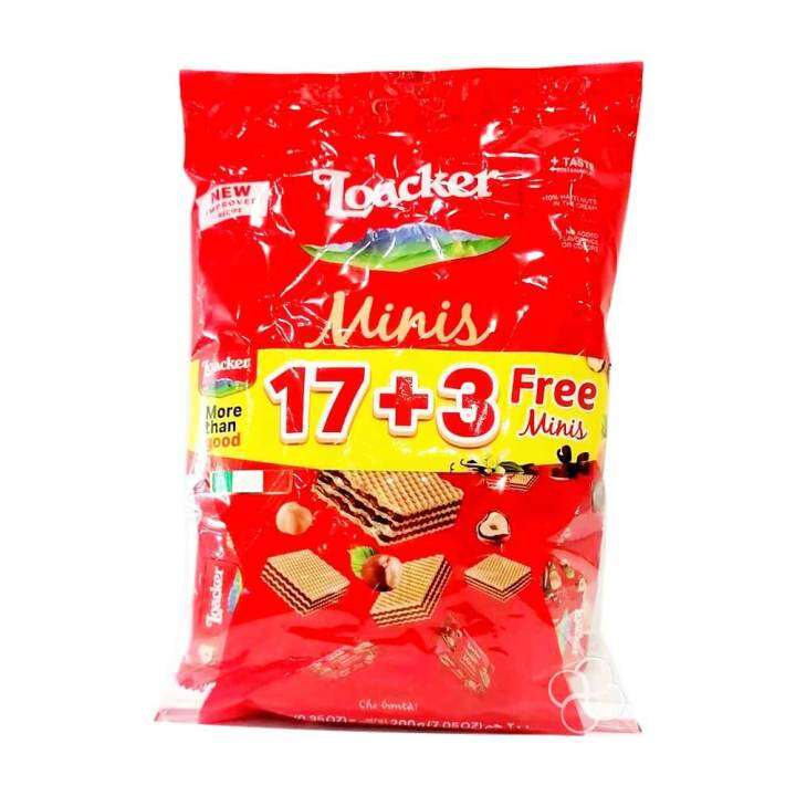 Loacker Minis Napolitaner Wafer 200g 17+3s | Lazada PH