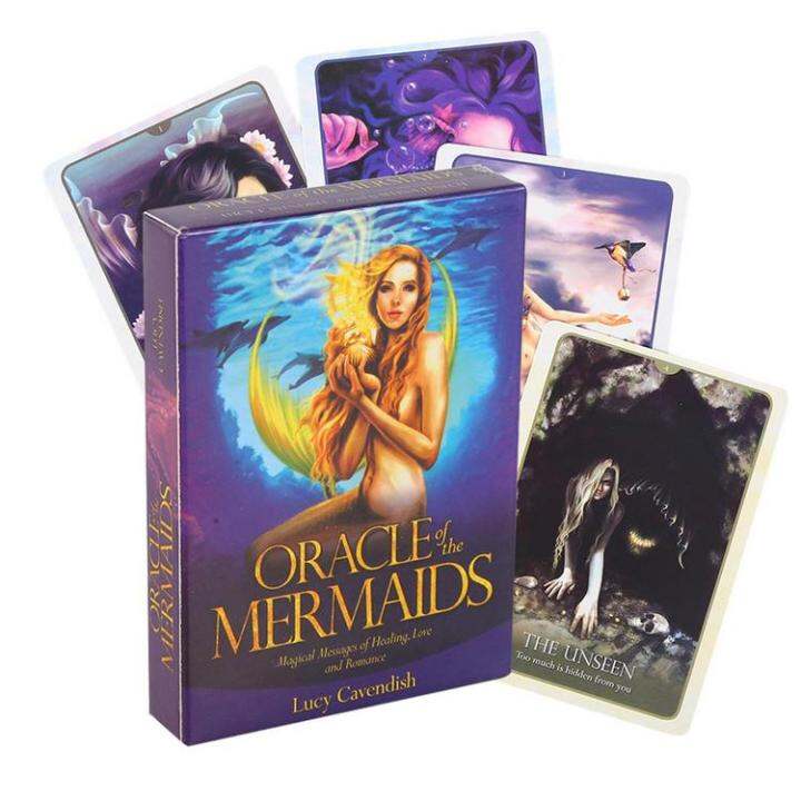 Oracle of the Mermaids Card Mysterious Divination Deck Fate Tarot Board ...