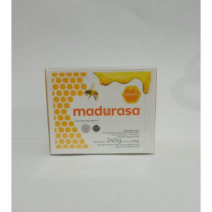 Madurasa original sachet 20 g HARGA BOX madu rasa | Lazada Indonesia
