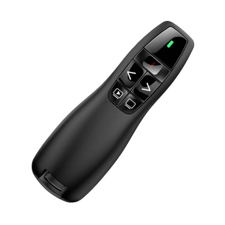 HH 2.4Ghz USB Wireless Presenter Red Laser-Pen Pointer PPT Remote Control With Handheld Pointer ...