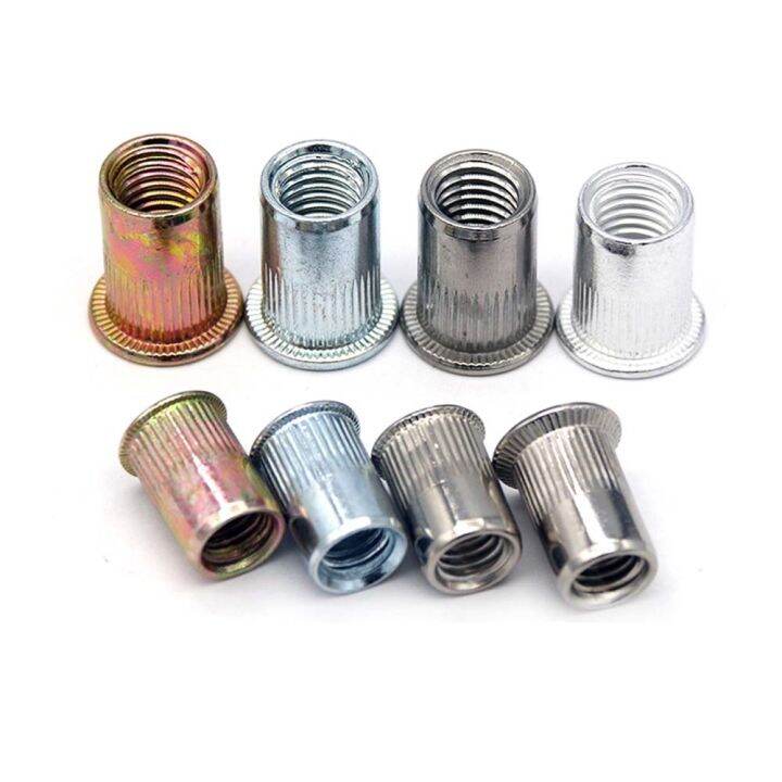 【CW】 10/20Pcs 304 Stainless Steel Carbon Aluminum Flat Head Blind Rivet ...