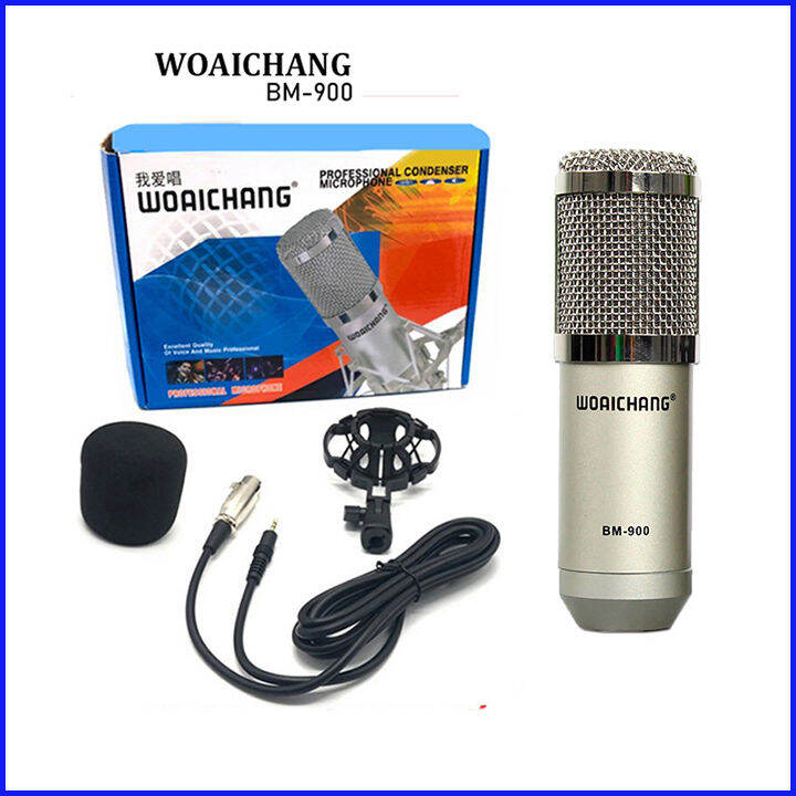 MIc thu âm livestream cực hay Woaichang BM-900 | Lazada.vn
