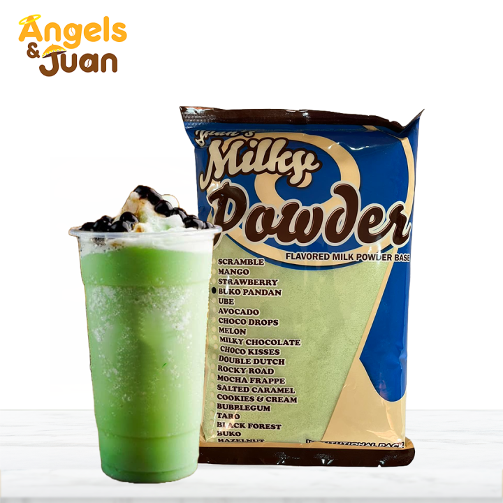 Juan Barista Buko Pandan Milky Powder for Flavored Milk Shake, Milk Tea ...