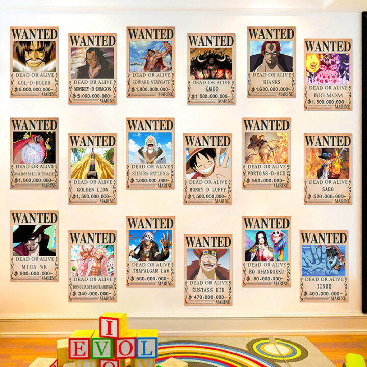 New One Piece Wanted Order Luffy 1.5 billion Sauron Essab Poster ...