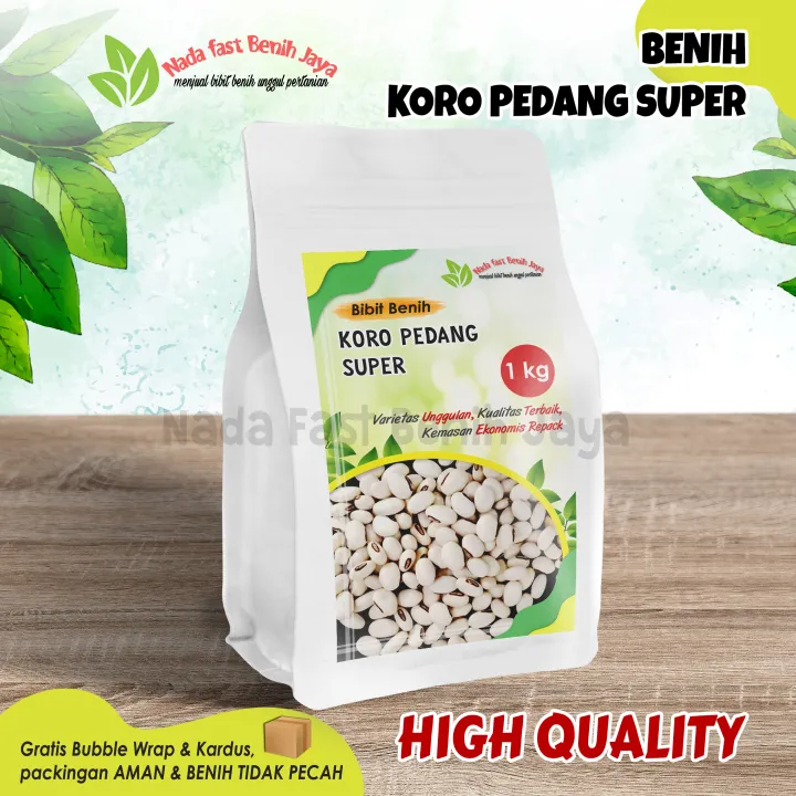 Benih kacang koro pedang super 1 Kg / bibit kacang kacangan benih koro / Benih kacang kacangan ...