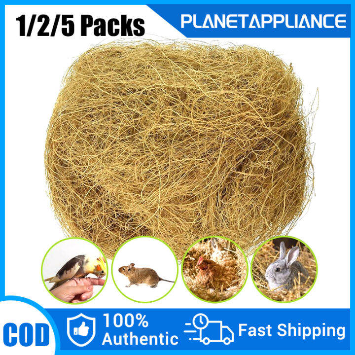 1/2/5 Packs Natural Coconut fiber Bird nesting material Bird box nest pugad ng ibon for african ...