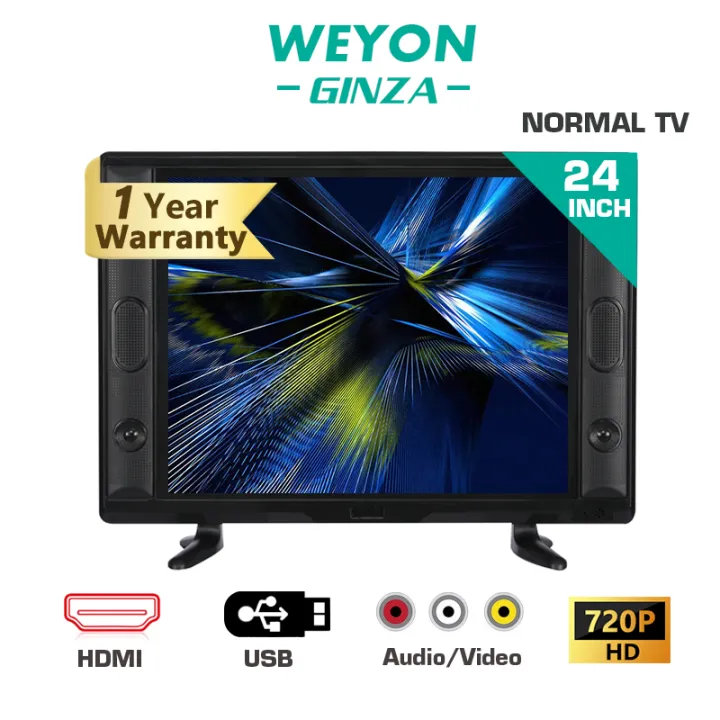 ( TV Stand) GINZA 24" LED TV Not Smart TV Ultra Slim( Screen size 19 inch) | Lazada PH