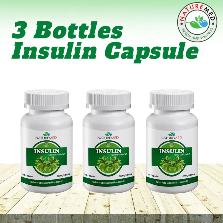 3 Bottles Insulin Capsule (NatureMed Insulin Capsule) | Lower Blood ...