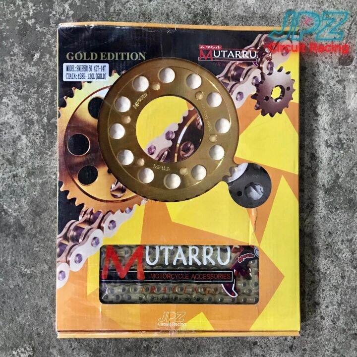 MUTARRU CHAIN SPROCKET SET for YAMAHA SNIPER 150 | Lazada PH