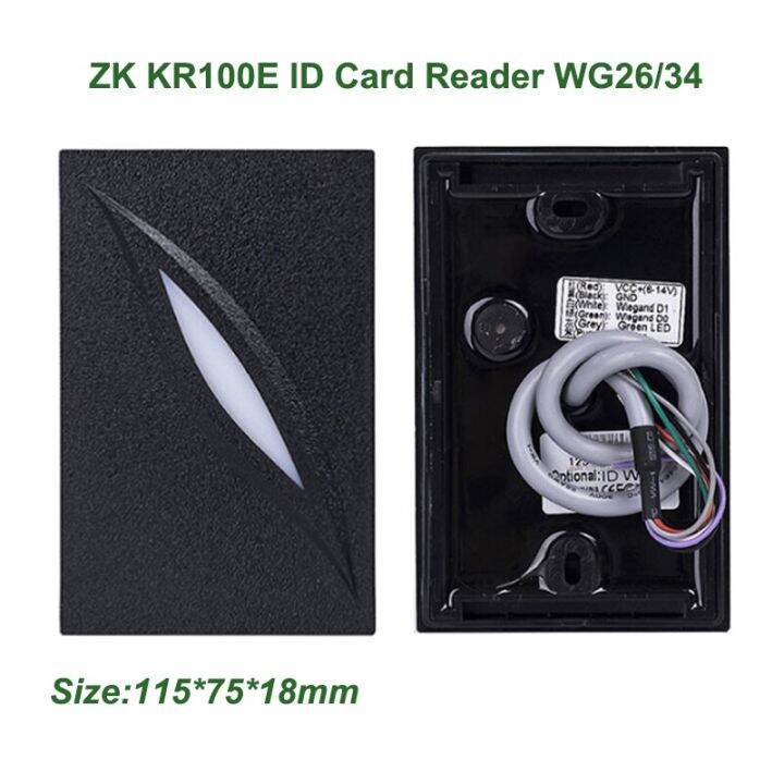 ZKTeco KR100 สีดำ ProID40WE สีขาว หัวอ่านบัตร Proximity 125KHz เชื่อม ...