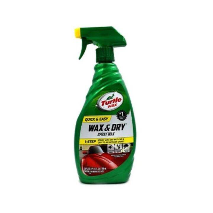Turtle Wax One Step Wax and Dry Spray 26oz. | Lazada PH