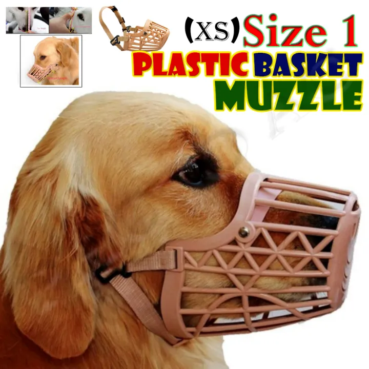 Dog Plastic Adjustable Muzzle Busal - Size 1 (Extra Small) | Lazada PH