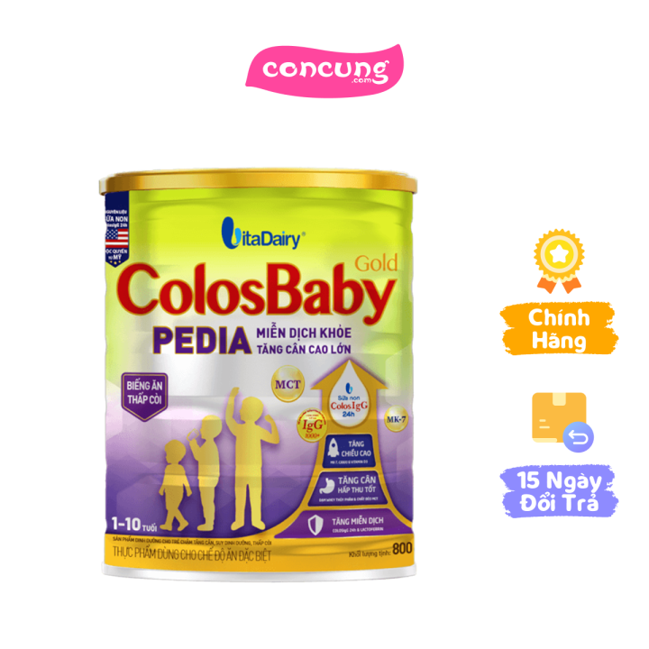 Sữa ColosBaby Gold Pedia 800g (1 - 10 tuổi) | Lazada.vn