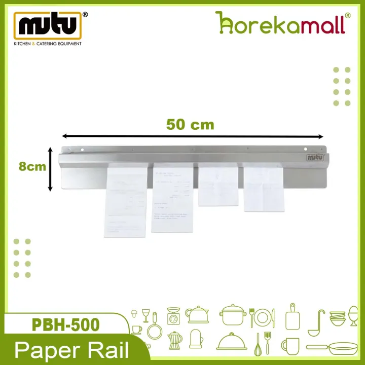 Penjepit Kertas Tagihan (Menu) Stainless / Bill Holder 50 cm / Paper ...