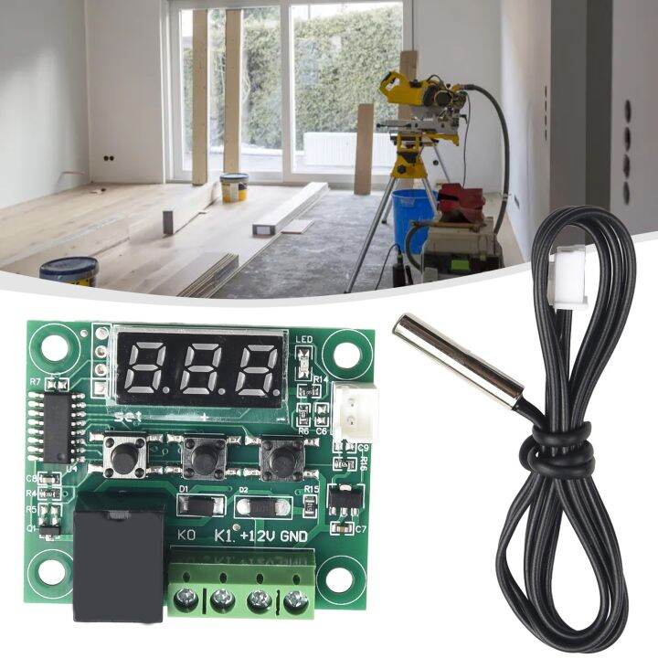Controller Module With Sensor -50-110°C W1209 12V Digital Thermostat ...