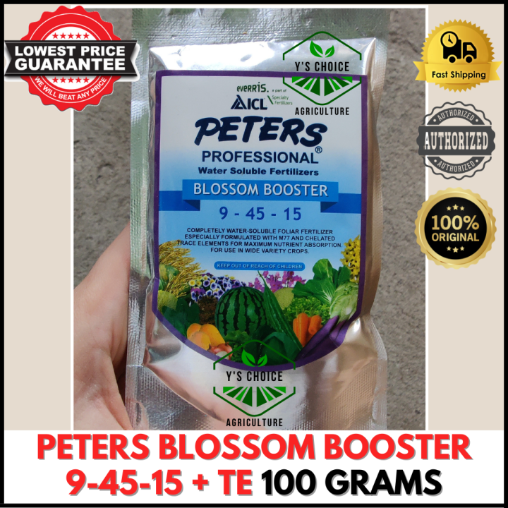 PETERS PROFESSIONAL WATER SOLUBLE FERTILIZER - BLOSSOM BOOSTER 9-45-15 ...