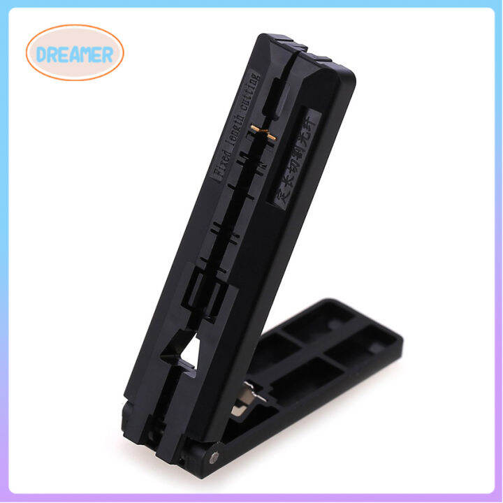 2 in 1 Folding Fixed length Fiber Cutting Guide Rails Fiber coating layer Stripper Fiber Optic ...