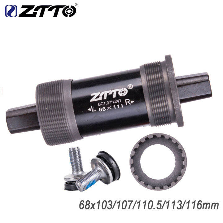 ZTTO Bicycle ISO Square Taper Bottom Bracket 103 107 110.5 113 116 118 120 122.5 124.5 127.5mm ...