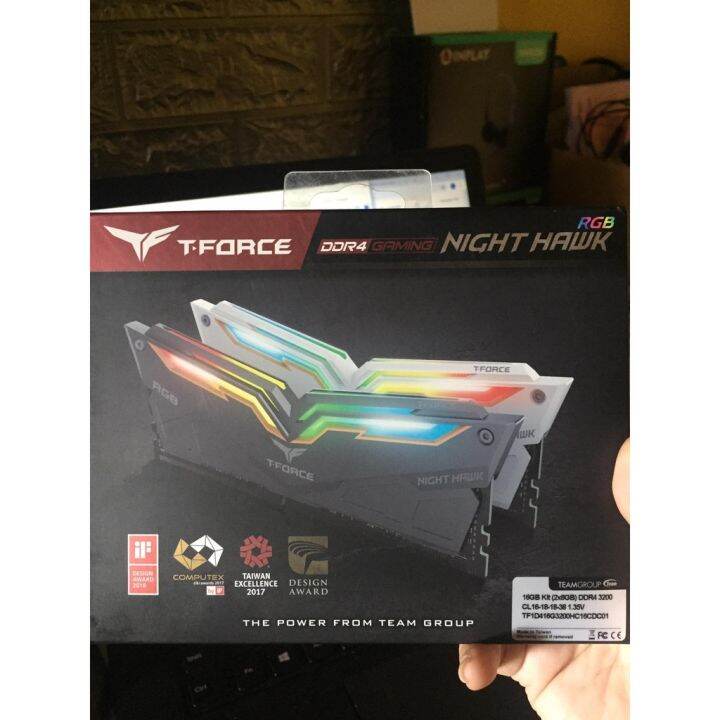 TFORCE NIGHT HAWK RGB 2x8GB 3200MHZ DDR4 | Lazada PH