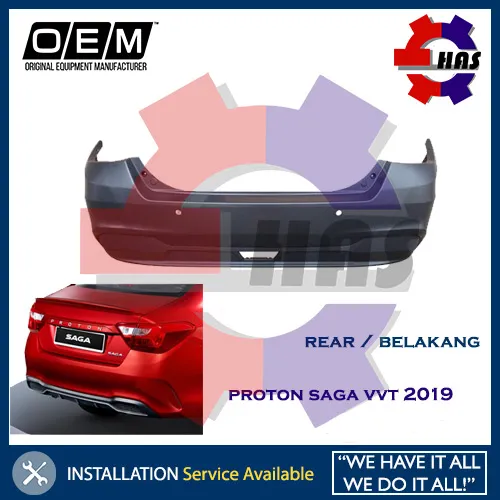 PROTON SAGA VVT 2019 REAR BUMPER | Lazada